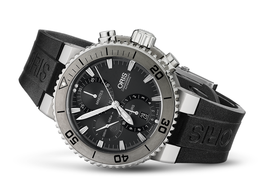Aquis Titan Chronograph - 01 674 7655 7253-07 4 26 34TEB | Oris