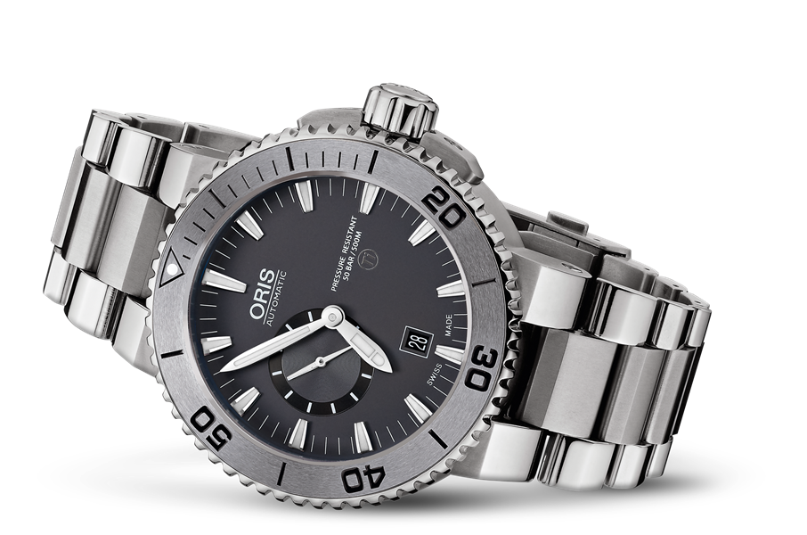 Aquis Titan Small Second, Date - 01 743 7664 7253-07 8 26 75PEB | Oris
